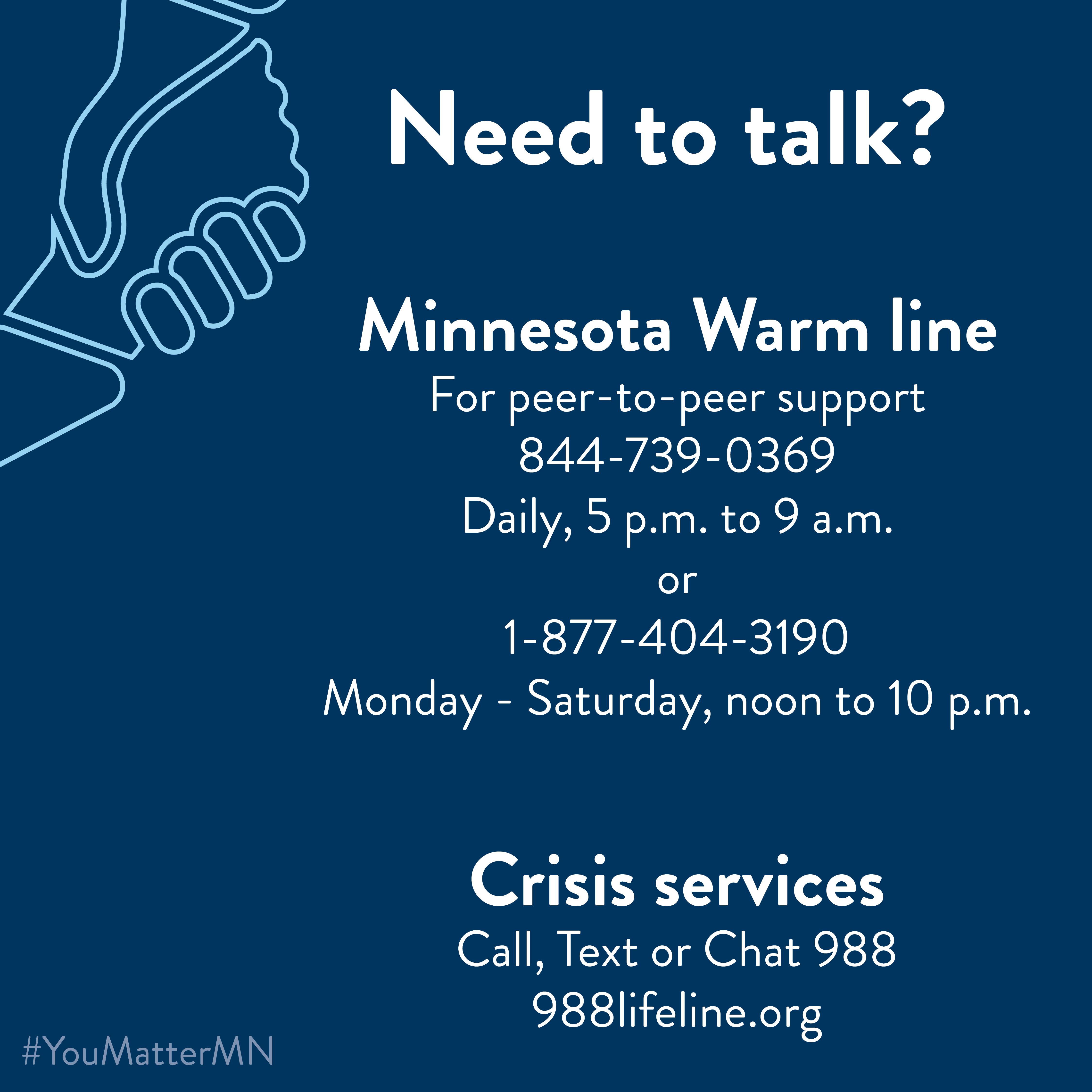Suicide Prevention and Mental Health Shareable Graphics - MN Dept. of ...