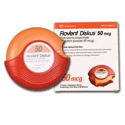 Flovent 50mcg packaging