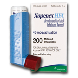 Xopenex packaging